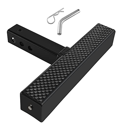 Eapele Hitch Step for 2” Receivers, Strong Steel Construction Rust Free Powder Coated Finish with Hitch Pin, 400lbs Maximum Load