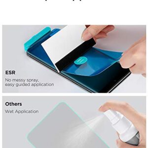 ESR TPU Screen Protector Compatible with Samsung Galaxy S20 Plus [2-Pack + 1 Extra for Practice] [Full-Coverage Liquid Skin] [Easy Installation Kit] for The Galaxy S20 Plus