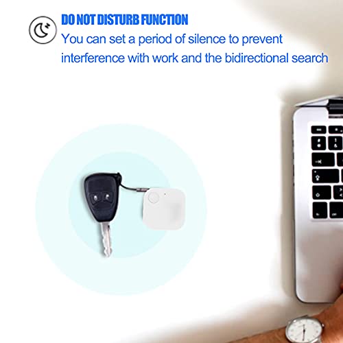 Bluetooth Key Tracker,GPS Bluetooth 4.0 Anti-Lost Finder,Child Pet Item Two-Way Alarm Anti-Lost Finder,Phone Recording/Shooting Control,Automatic Alarm Tracker with App for Android/iOS Phone