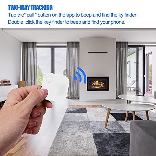 Bluetooth Key Tracker,GPS Bluetooth 4.0 Anti-Lost Finder,Child Pet Item Two-Way Alarm Anti-Lost Finder,Phone Recording/Shooting Control,Automatic Alarm Tracker with App for Android/iOS Phone