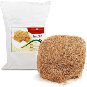 coconut husk substrate for reptile bedding and plants, loose (10 oz)