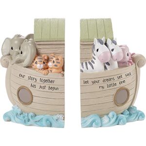 precious moments 201443 your story has just begun resin bookends baby décor, one size, multicolored