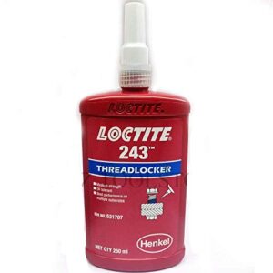 loctite new lot 243 250ml threadlocker medium strength premium pack