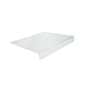 acrylic cutting board for kitchen with lip, non slip cutting board (clear acrylic) by wexbi, 24 x 18 inch