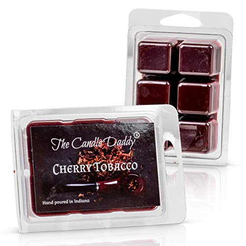 The Candle Daddy Cherry Tobacco Pipe Maximum Scented Wax Cubes/Melts- 2 Packs -4 Ounces Total- 12 Cubes