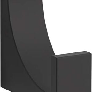 Kohler K-26569-BL Minimal Robe Hook, Matte Black