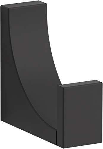 Kohler K-26569-BL Minimal Robe Hook, Matte Black