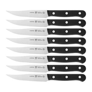 henckels solution razor-sharp steak knife set of 8, german engineered informed by 100+ years of mastery