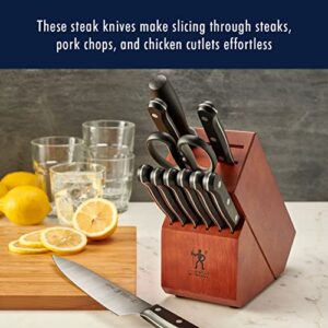 HENCKELS Solution Razor-Sharp Steak Knife Set of 8, German Engineered Informed by 100+ Years of Mastery