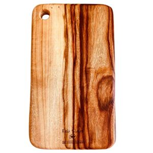 Fab Slabs Natural Wood Camphor Laurel Medium Cutting Board for Kitchen