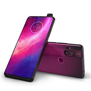 Moto One Hyper (128GB, 4GB) 6.5" Notch-Less, Snapdragon 675, 64MP Camera, 45W Charging, Dual SIM GSM Unlocked (AT&T/T-Mobile/Metro) XT2027-1 International Model (Fresh Orchid, 128 GB)