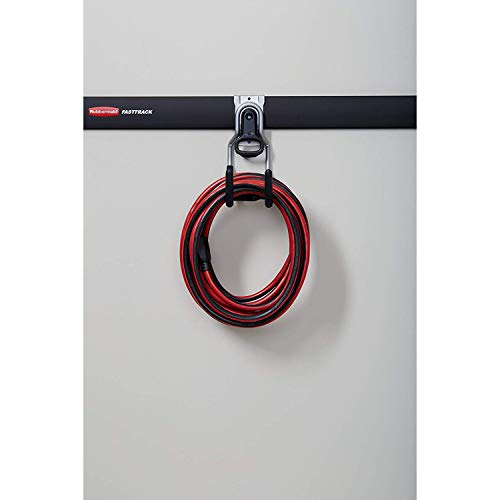 Rubbermaid Fasttrack Garage Storage System 5 Piece All in One Rail and Hook Kit (2 Pack)