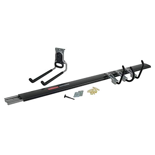 Rubbermaid Fasttrack Garage Storage System 5 Piece All in One Rail and Hook Kit (2 Pack)