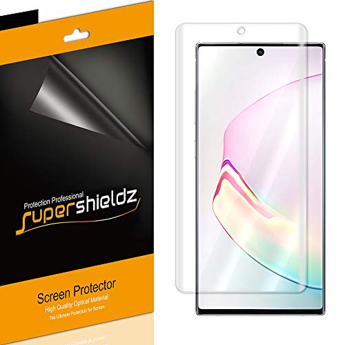 Supershieldz (2 Pack) Designed for Samsung Galaxy (Note 10 Plus) Screen Protector, 0.13mm High Definition Clear Shield (TPU)