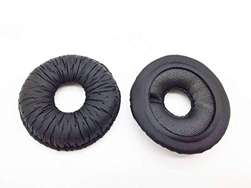 60425-01 Leatherette Ear Pads by AvimaBasics | Premium Earpads Cushion Compatible with Plantronics Supra Plus 19025-01 H91N H101N HW111N HW121N Blackwire C610 C610-M C620 C620-M Headsets