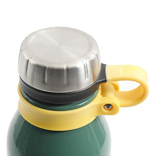 Gibson John Deere Thermal Double Wall Stainless Steel, 22.5oz Original Tractor Bottle, Green