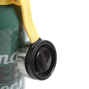 Gibson John Deere Thermal Double Wall Stainless Steel, 22.5oz Original Tractor Bottle, Green