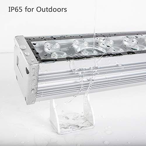 RSN LED 48W Wall Washer Light, 39.4in Wall Washer Linear Light 3000K Warm White, Super Bright 4800lm Outdoor Wall Washer led Light with US 3-Plug IP65 Waterproof Suitable for Garden, Bridge