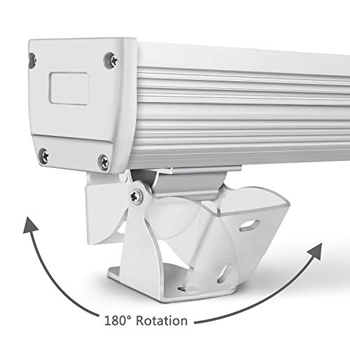 RSN LED 48W Wall Washer Light, 39.4in Wall Washer Linear Light 3000K Warm White, Super Bright 4800lm Outdoor Wall Washer led Light with US 3-Plug IP65 Waterproof Suitable for Garden, Bridge