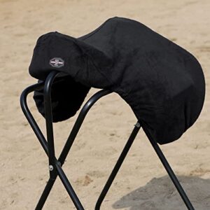 Harrison Howard Fleece Horse Saddle Cover for JP/CC Horse Saddle Cover-Black