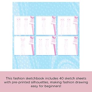 Fashion Angels Fashion Design Sketch Portfolio Artist Set & Interior Design Sketch Portfolio- Sketch Book- Learn Interior Design