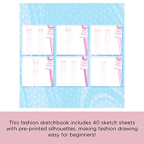 Fashion Angels Fashion Design Sketch Portfolio Artist Set & Interior Design Sketch Portfolio- Sketch Book- Learn Interior Design