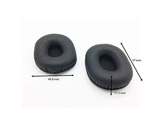 Blue Parrot B350 XT (Version 1) Earpads Cushion Cover Cups - for VXI Blueparrott B350-XT 203475, 203479, Jabra Biz 1500, Cyber Acoustics AC-204, for Logitech H110 | VXI-203479-L2, GTW 8720-0 (1 Pair)