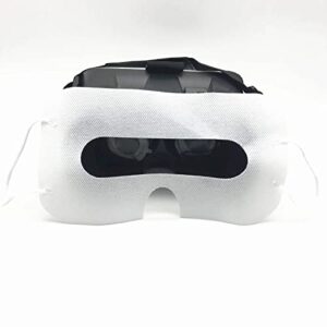 100 pack disposable vr mask sanitary vr eye covers universal vr face mask for vr oculus quest 2 htc vive, ps vr, gear vr oculus rift, etc.