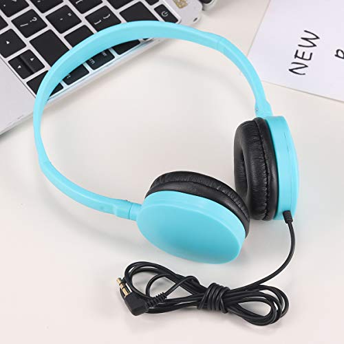 Hongzan Kids Headphones Bulk 10 Pack Multi Colored for School Classroom Students Kids Children Teen and Adults (Mixed Colors)