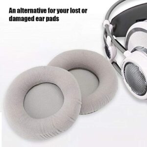 2Pcs Foam Earpads Soft Replacement Ear Pads Cushion Cotton Headset Earpads Suitable for AKG K601 K701 K702 Q701 702 K612 K712 Headphones (Gray)