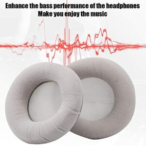 2Pcs Foam Earpads Soft Replacement Ear Pads Cushion Cotton Headset Earpads Suitable for AKG K601 K701 K702 Q701 702 K612 K712 Headphones (Gray)