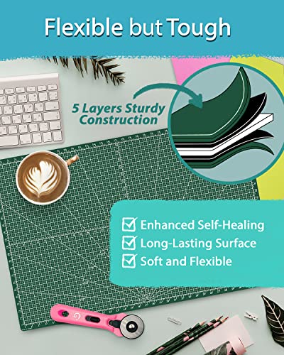 G+ Self-Healing Reversible Cutting Mat A1 (23”x 35”) Non-Slip, Durable, Scratch-Resistant Cutting Board for Arts, Crafts, Sewing, and Quilt Making - Perfect for Artists, Hobbyists, and Entrepreneurs