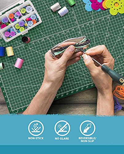 G+ Self-Healing Reversible Cutting Mat A1 (23”x 35”) Non-Slip, Durable, Scratch-Resistant Cutting Board for Arts, Crafts, Sewing, and Quilt Making - Perfect for Artists, Hobbyists, and Entrepreneurs