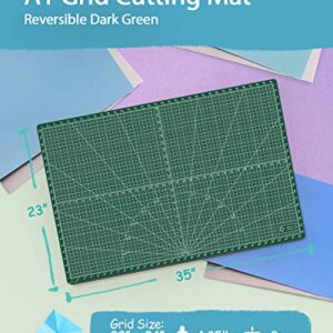 G+ Self-Healing Reversible Cutting Mat A1 (23”x 35”) Non-Slip, Durable, Scratch-Resistant Cutting Board for Arts, Crafts, Sewing, and Quilt Making - Perfect for Artists, Hobbyists, and Entrepreneurs