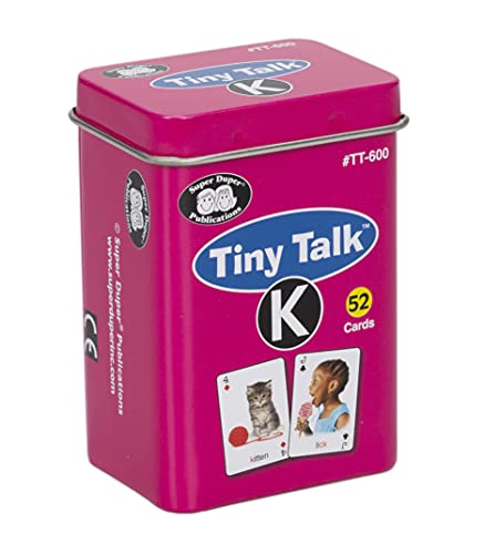 Super Duper Publications | Tiny Talk Articulation and Language K Sound Photo Flash Cards | Educational Learning Materials for Children