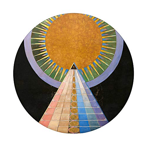 Hilma af Klint, Altarpiece, No. 1, Group X fine art gift PopSockets PopGrip: Swappable Grip for Phones & Tablets