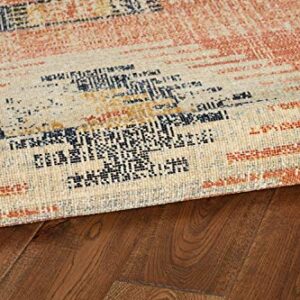 Plateau Moore Ivory & Rust 8' X 10' Area Rug by Linon