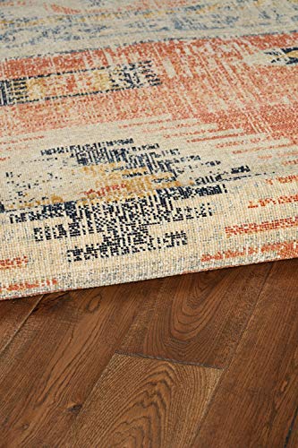 Plateau Moore Ivory & Rust 8' X 10' Area Rug by Linon