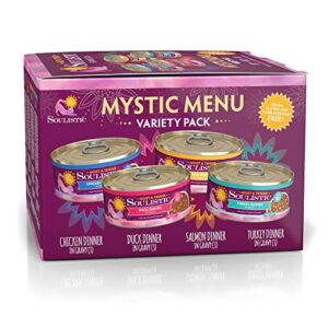 Soulistic Moist & Tender Mystic Menu Variety Pack Wet Cat Food, 5.5 oz, Count of 12