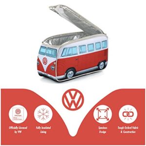 Volkswagen Insulated Lunch Box Bag - Spacious Reusable Tote Cooler Bag for Kids and Adults with Carry Handle - Official VW Bus Accessories, Multiple Colors