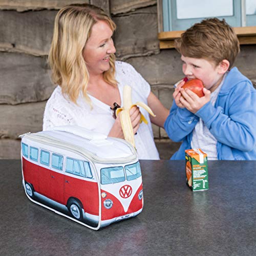 Volkswagen Insulated Lunch Box Bag - Spacious Reusable Tote Cooler Bag for Kids and Adults with Carry Handle - Official VW Bus Accessories, Multiple Colors