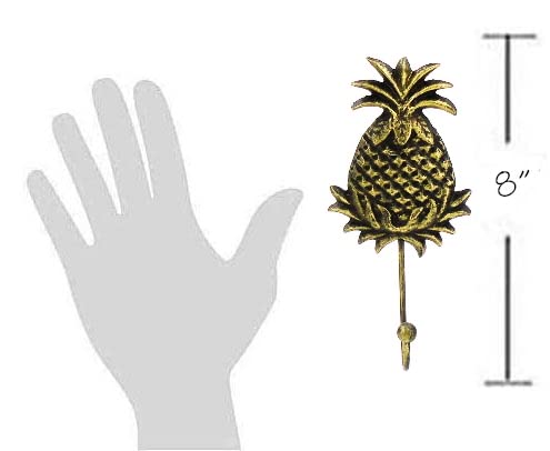 Cast Iron Pineapple Wall Hook