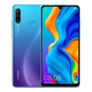 huawei p30 lite new edition marie-l21bx dual-sim 256gb (gsm only | no cdma) factory unlocked 4g/lte smartphone (peacock blue) - international version