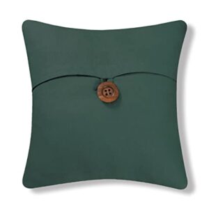 C&F Home Hunter Green Envelope Feather Down Throw Pillow 18 x 18 Green