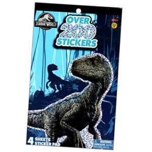 Jurassic World Stickers Set Bundle Includes Separately Licensed GWW Reward Stickers and Bookmark