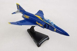 daron postage stamp f4 phantom ii 1/155 blue angels