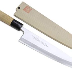 Yoshihiro Kasumi White Steel Mioroshi Filet Sushi Sashimi Japanese Chef Knife (8.25'' (210mm))