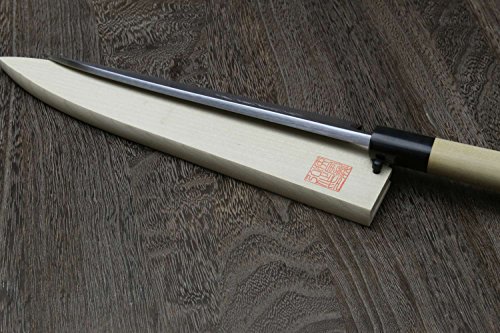 Yoshihiro Kasumi White Steel Mioroshi Filet Sushi Sashimi Japanese Chef Knife (8.25'' (210mm))