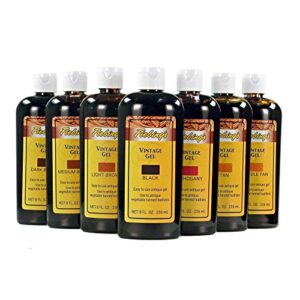 Fiebing's Vintage Gel - Black 8oz - Antique Gel for Leather