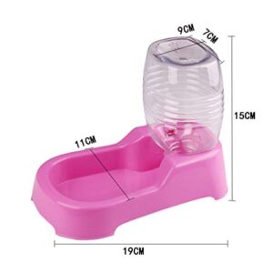 POPETPOP Automatic Small Pet Feeder - Puppy Drinking Fountain Cat Water Dispenser Station Pet Water Bowl, Creative Pets Waterer for Small Dogs Cats Pets - 500ml